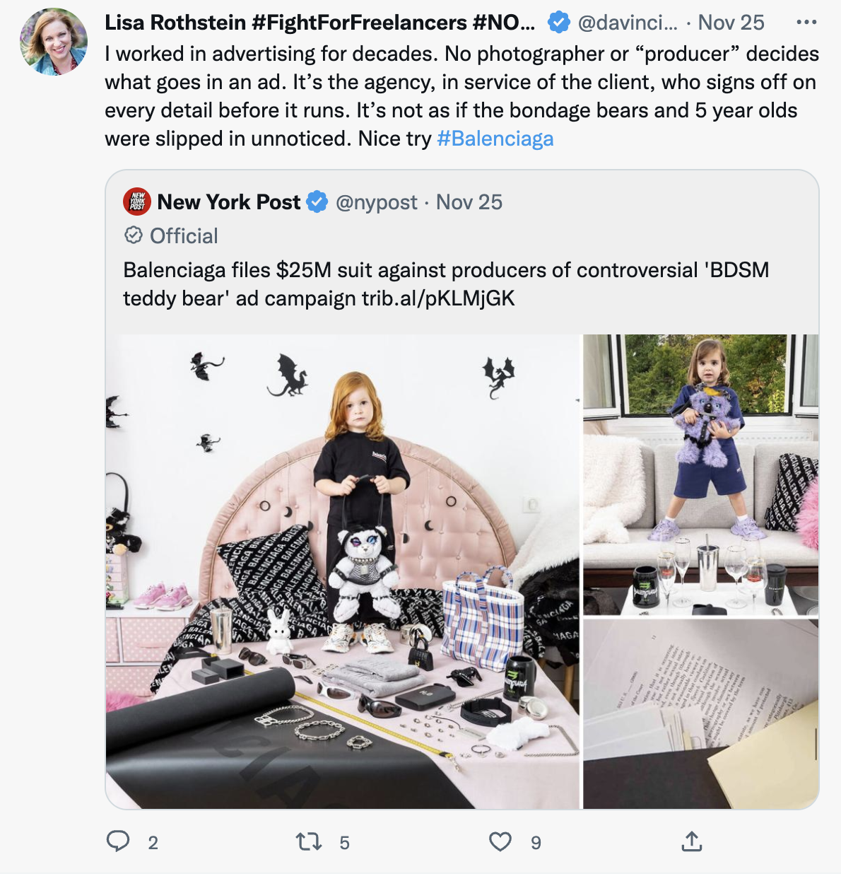 Balenciaga Photo Shoot Angers the Internet But Who is Responsible ...